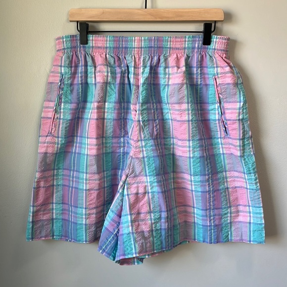 Koret | Shorts | Vintage Koret Seersucker Shorts Pastel 2s | Poshmark